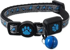 Active Cat Reflective obojek XS modrý / Obojek / Reflexní / 1x19-31 cm