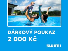 SWIMI Elektronický dárkový poukaz – 2 000 Kč