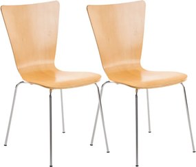 Sada 2 konferenčních židlí Aaron – přírodní