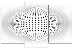 Obraz na plátně - Abstraktní geometrická sfera 1218C (120x80 cm)