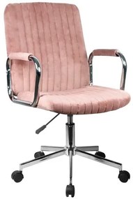 Otočná židle FD-24, růžová
