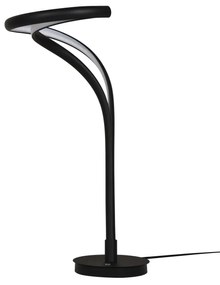 Designová stmívatelná stolní lampa Twist černá