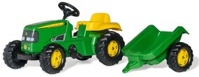 Šlapací traktor s vlečkou Rolly Toys John Deere 012190