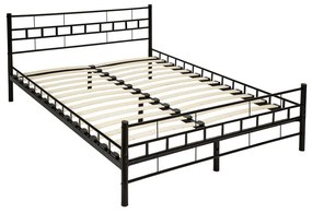 Manželská postel 180 cm Timlu (s roštem). 1017213