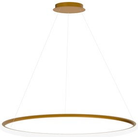 Toolight Závěsné LED osvětlení Modern D10 LHJ004-CP 40 cm kartáčovaná zlatá