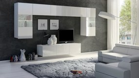 Gibmeble obývací stěna Calabrini 2 barevné provedení bílá