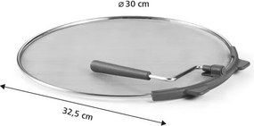 TESCOMA Ochranné síto se sklápěcí rukojetí GrandCHEF ø 30 cm