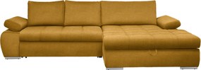 XXXLutz ROHOVÁ SEDAČKA, textil, žlutá Carryhome - Sedací soupravy - 002300011408