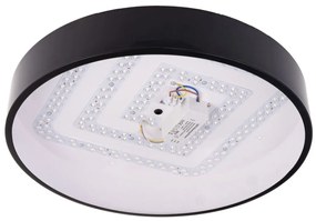 T-LED Černé LED stropní svítidlo kulaté 500mm 48W CCT