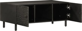 vidaXL Konferenční stolek 100 x 54 x 40 cm masivní mangovník [356903] Barva: Černá