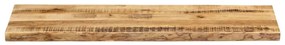 Stolní Deska Živá Hrana 120X40X3,8 Cm Masivní Hrubý Mangovník Hrubé Mangovníkové Dřevo (Přírodní) - 38 mm / 50 x 40 cm