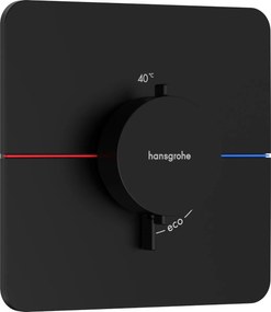 Hansgrohe ShowerSelect Comfort Q, termostat pod omítku, černá matná, HAN-15588670