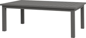 Obdélníkový kávový stůl Outsunny s mřížkovým vrchem pro vnitřní a venkovní použití, hliník, hnědý, 100D x 60Š x 37V cm