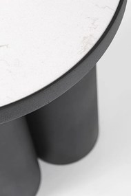 BIZZOTTO Konferenční stolek RONDEL ø40 cm černý