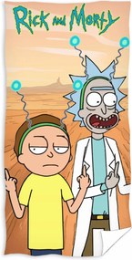 Zábavný Ručník Rick I Morty Peace Among Worlds Rick And Morty 70x140