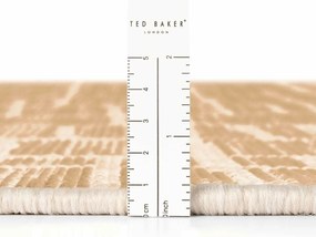 Ted Baker, Kusový koberec Ted Baker Haringey 106388 Natural White kruh, 200x200, béžová, chodba / předsíň