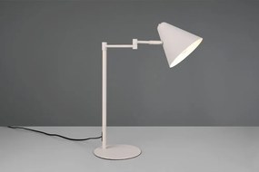 Slonovinová stolní lampa s ohybatelnou konstrukcí (výška 50,5 cm) Cosima – Trio