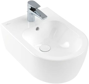 VILLEROY & BOCH Villeroy &amp; Boch AVENTO - Závěsný bidet, 370x530 mm, s přepadem, bílá alpin 54050001