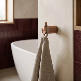 Rea Solo, nástěnný koupelnový háček 64104, měděná matná, REA-84205