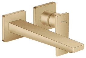 Hansgrohe Metropol - Umyvadlová baterie s plnou pákou pod omítku s výtokem 22,5 cm, kartáčovaný bronz 32526140