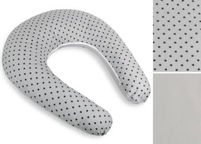Bellatex Povlak na kojicí polštář na zip Šedá 180 cm, po obvodu