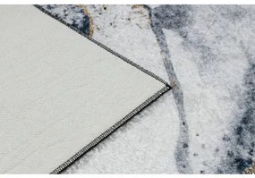 Dywany Luszczow Kusový koberec ANDRE pratelný 1124 Mramor protiskluz, černo Rozměr koberce: 120 x 170 cm
