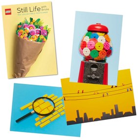 Chronicle Books LEGO® Zátiší s kostkami 100 ks pohlednic