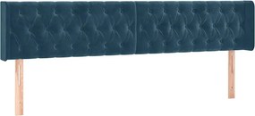 Box spring postel s matrací tmavě modrá 120x190 cm samet 3270491