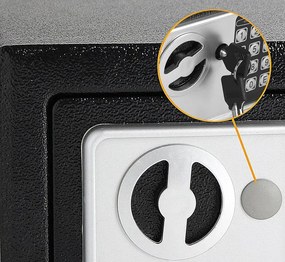 RETOO Elektronický trezor s PIN kódem Retoo E058 - černý