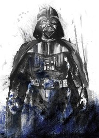 Komar Vliesová fototapeta Star Wars Watercolor Vader 200 x 280 cm