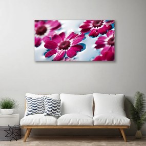 Obraz na plátně Květiny na Vodě Příroda 140x70 cm