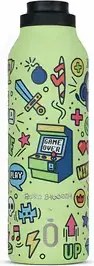 Runbott Mii Retro Gamer Sharp Green / Termoláhev / 600 ml / nerez / va