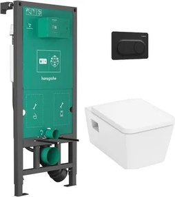 Závěsný WC set Hansgrohe EluPura Original Q HGWCBAL10
