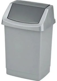 CURVER Odpadkový kioš CLICK-IT 50L stříbrný