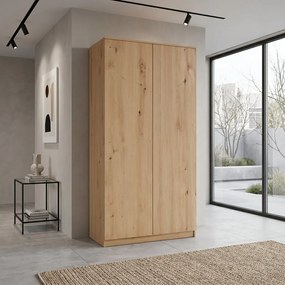 TPS Šatní skříň SD-90 cm - Dub artisan