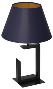 Luminex | Stolní lampa 1xE27/60W/230V 45 cm modrá/zlatá | LU3399