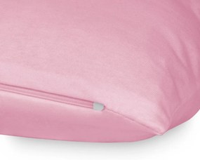 JERSEY POVLAK NA POLŠTÁŘ 005 40X40 CM RŮŽOVÁ