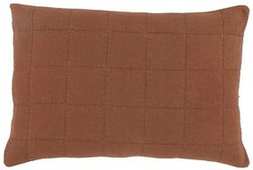 Terakotový povlak na polštář s opraným vzhledem Aix Vintage Quilt - 60*40 cm