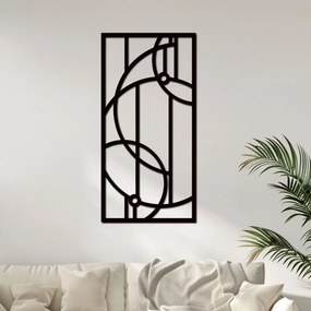 dřevo života Dekorační panel GATSBY III Zvolte rozměr (cm): 47x95, Zvolte barvu dekoru: Černá