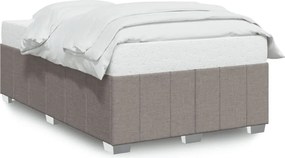 Rám postele bez matrací taupe 120x190 cm textil 3284822
