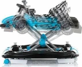 CHIPOLINO Chodítko interaktivní Car Racer 4v1 Blue / od 6 měsíců