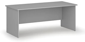 Kancelářský psací stůl rovný PRIMO GRAY, 1800 x 800 mm, šedá