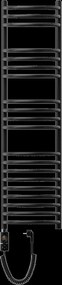 Mexen Eros, elektrické topné těleso 1200 x 318 mm, 600 W, černá, W112-1200-318-2600-70