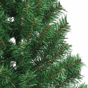 Umělý osvětlený vánoční stromeček Zelená 240 cm PVC 3397033