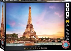 EUROGRAPHICS Puzzle Eiffelova věž, Paříž / 1000 dílků / 67,63 x 48,89
