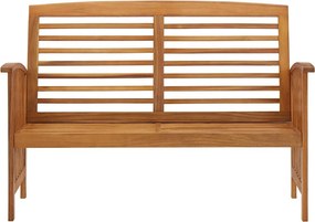 Zahradní lavice 119 cm masivní akáciové dřevo 310259