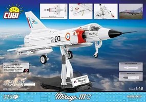 COBI 5930 Mirage IIIC / Stavebnice / 1:48 / 375 kostek / od 8 let