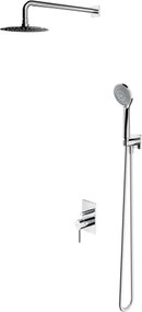 OMNIRES Y - Sprchový set s baterií pod omítku, s tělesem, průměr 20 cm, 5 proudů, chrom SYSY23-KCR