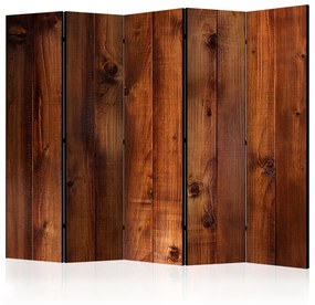 Paraván Pine Board Dekorhome 225x172 cm (5-dílný)