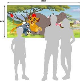 Dětská vliesová fototapeta na zed' Lví hlídka, Disney | 202 x 90 cm | DFTDNH 5368